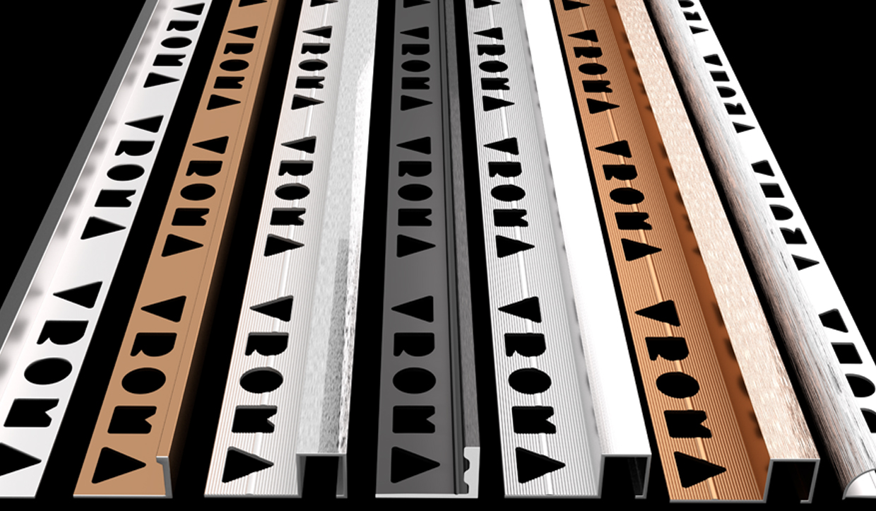 Tile Trims | Manchester Based Manufacturer | Vroma Trims