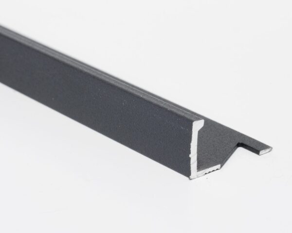 Vroma Matt Grey Straight Edge L-Shape 2.5M Heavy Duty Aluminium Tile ...