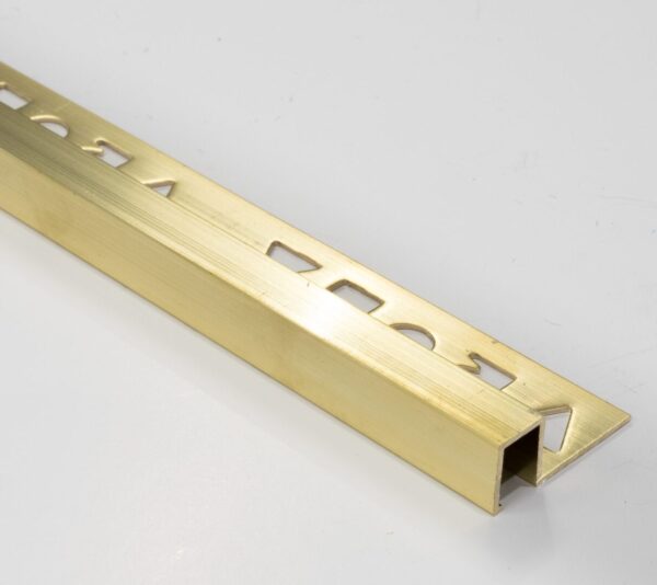 Vroma Brass Natural Finish Box Shape 2.5M Heavy Duty Brass Tile Trims ...