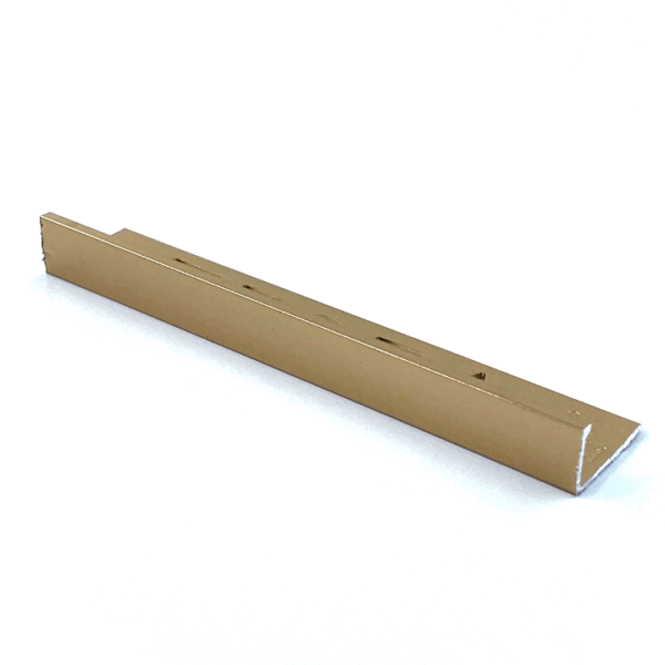 Aged Gold Straight Edge L-Shape 2.5M Heavy Duty Aluminium Tile Trims ...