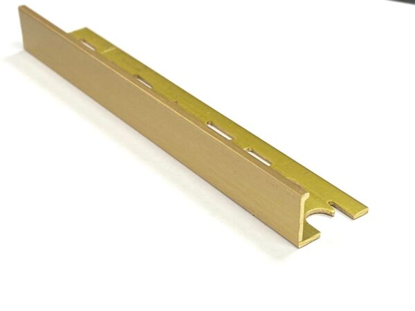 Vroma Brass Brushed Finish L Shape 2.5M Heavy Duty Brass Tile Trims ...