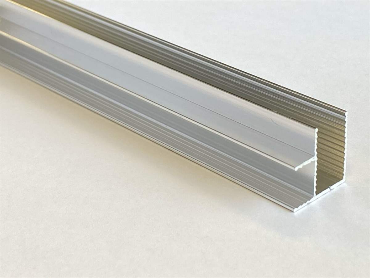 Vroma Bright Chrome Dual Internal/ External Cladding Profile 2.5M Heavy ...