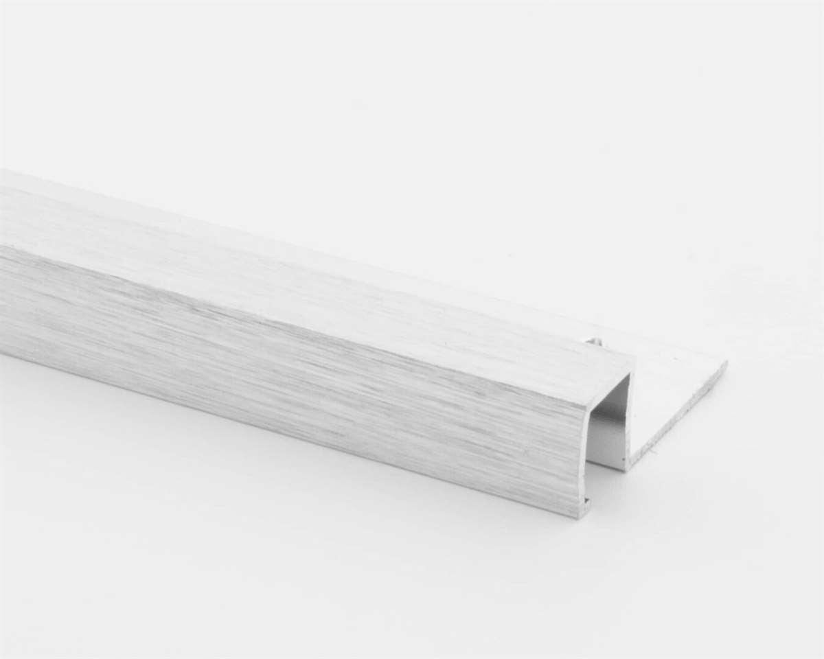 Vroma Deep Brushed Chrome Box Square Edge 2.5M Heavy Duty Aluminium ...