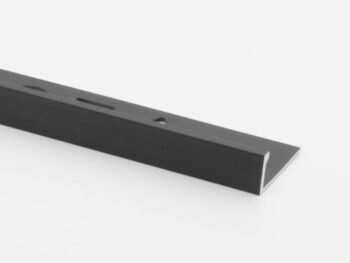 Vroma Matt Black Straight Edge L-Shape 2.5M Heavy Duty Aluminium Tile ...