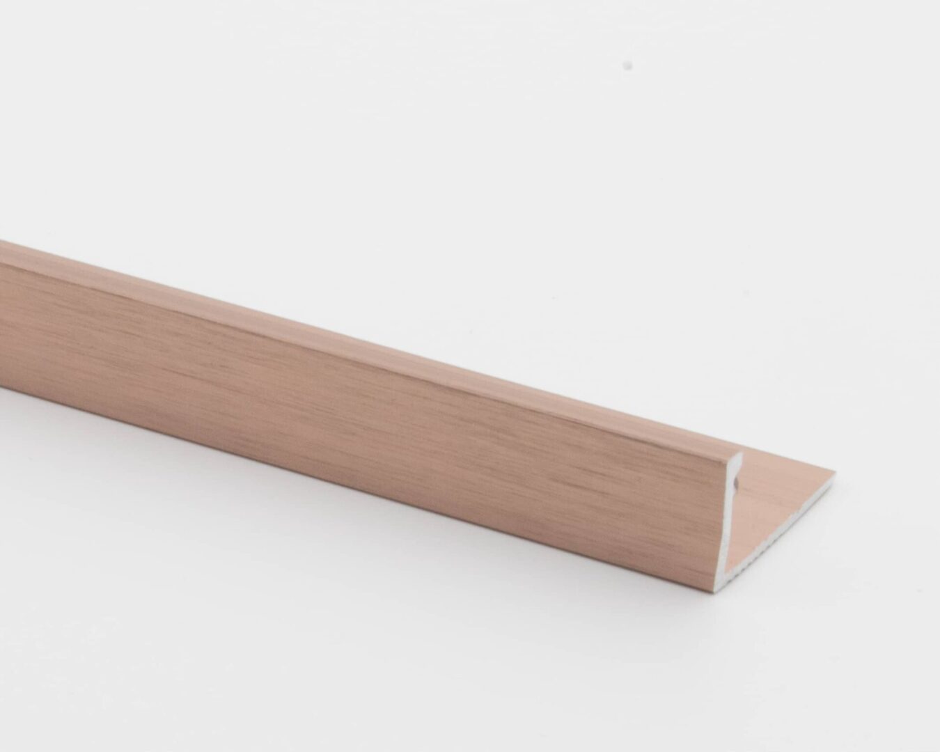 Vroma Light Brushed Copper Straight Edge L-Shape 2.5M Heavy Duty ...