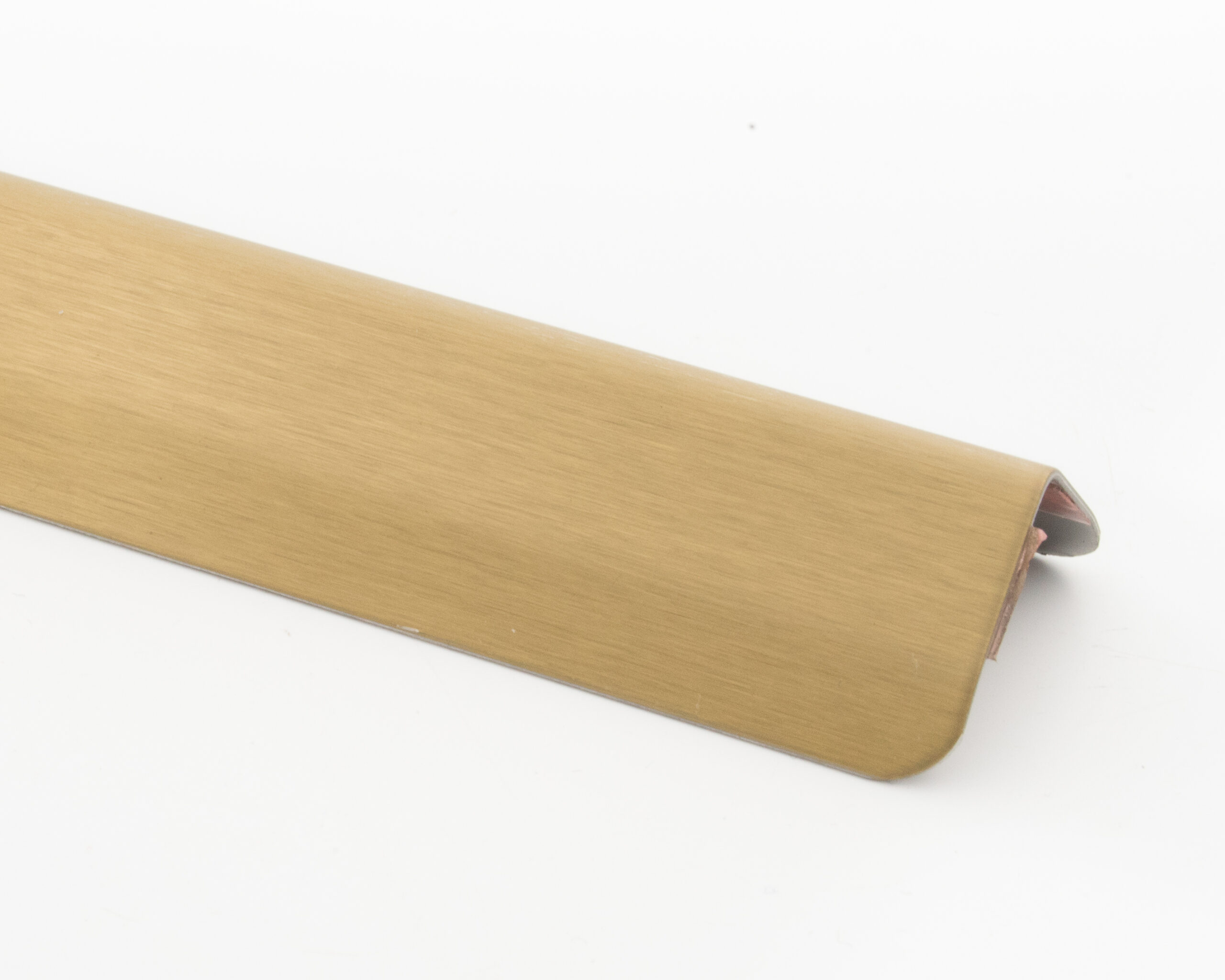 Vroma Stainless Steel Brushed Gold Corner Edge Protector External 2.5M ...