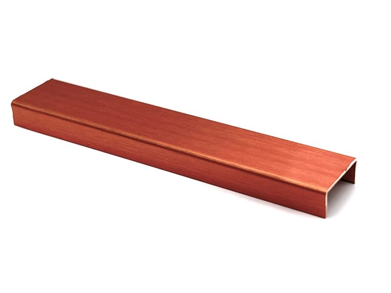 Vroma Solid Copper Brushed Finish Corner Edge Protector External 2.5M ...