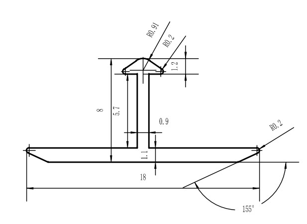 Vroma Natural Brass T Bar 2.5M Heavy Duty Profile | Vroma Trims