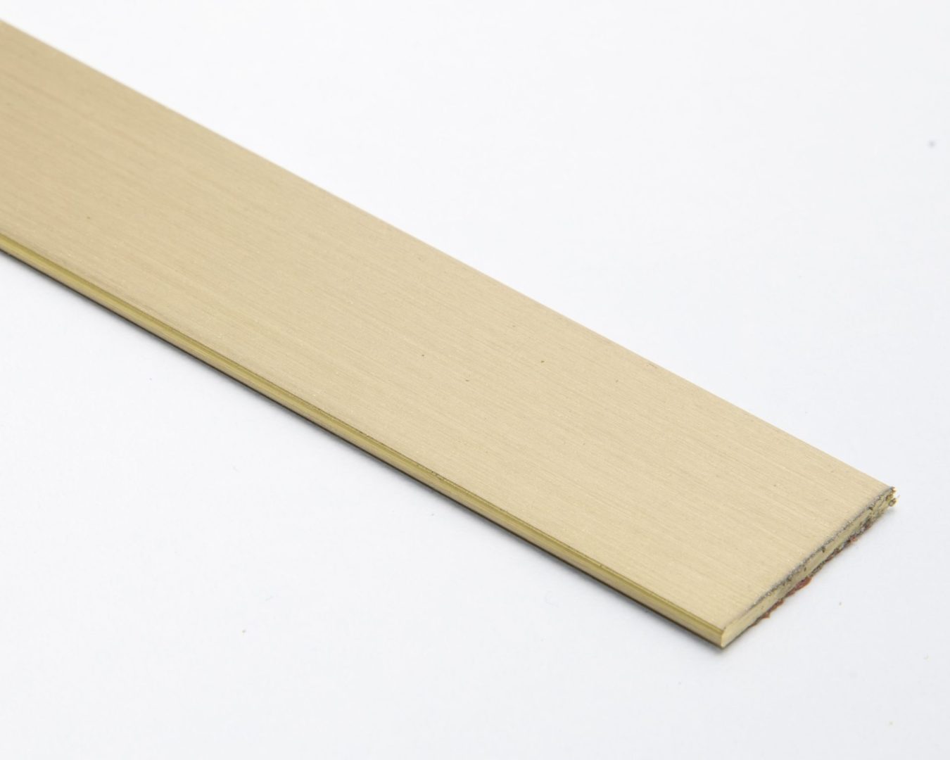 Vroma 20x1.6mm Brushed Brass Inlays Solid Brass 2.5 Meters | Vroma Trims
